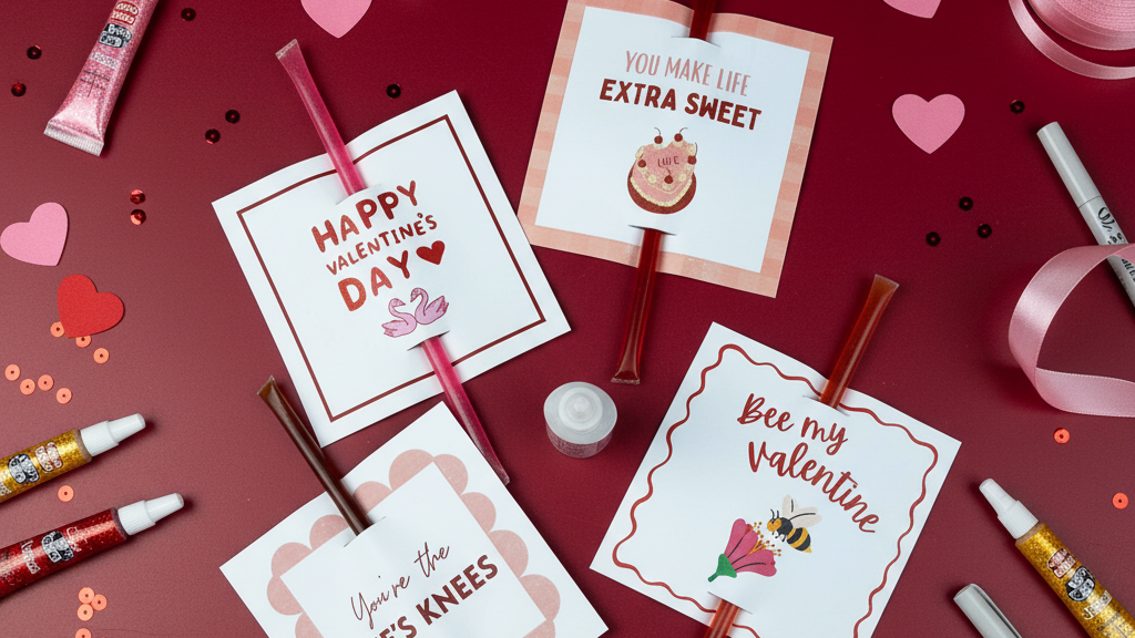 Easy DIY Honey Stick Valentine (No Craft Skills Needed!) – Blue Sky Bee ...