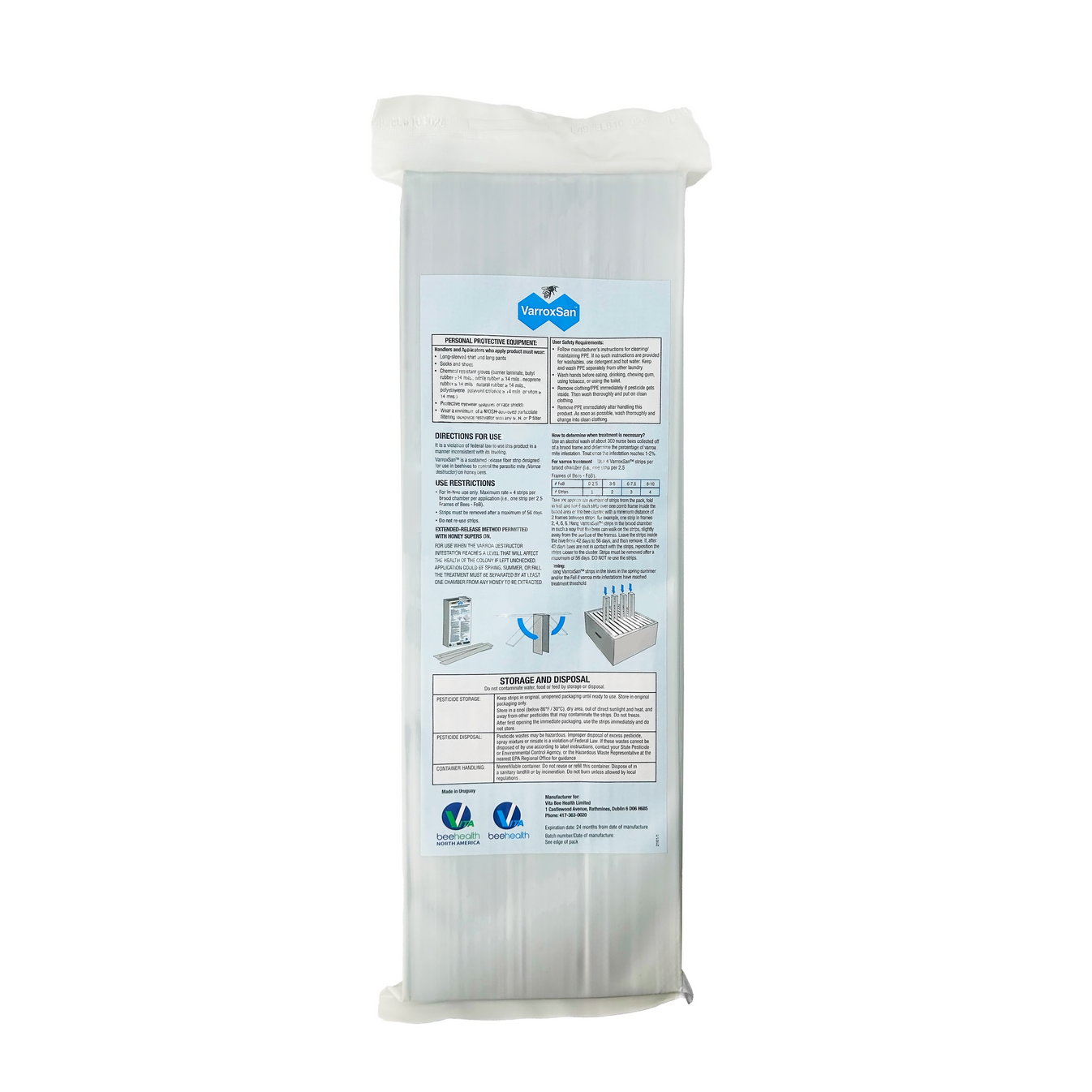 VarroxSan - 60 strips | Blue Sky Bee Supply