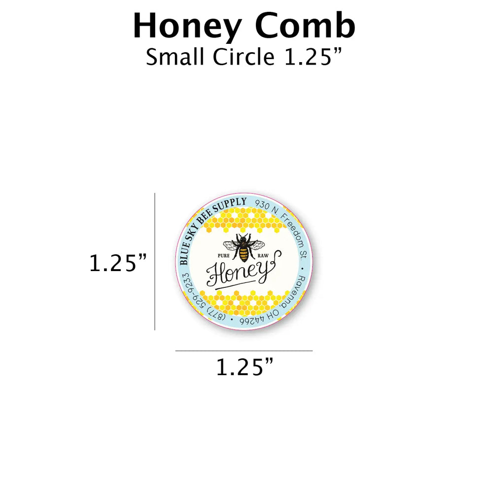 Honey Comb - Custom Label Design – Blue Sky Bee Supply